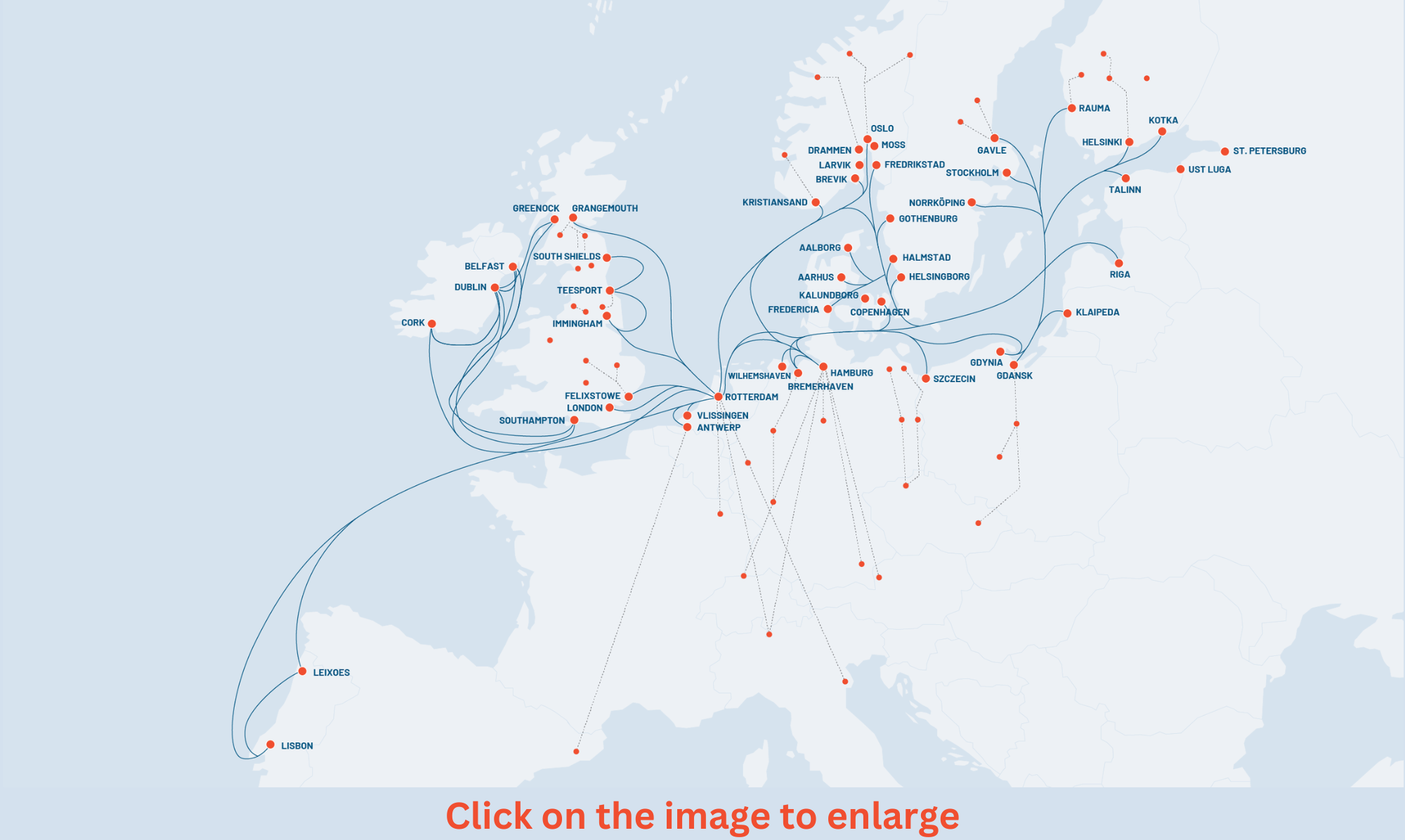 Feeder Coverage | Unifeeder